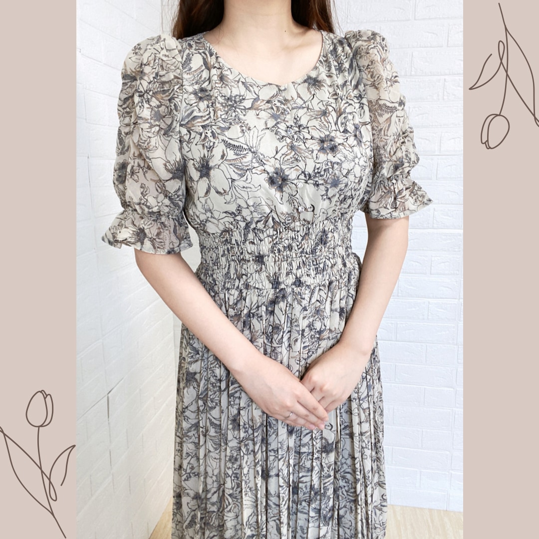 「思わず目で追ってしまうほどの可愛さ」【GRL】の「大人花柄ワンピ」で秋気分♡ – lamire [ラミレ]